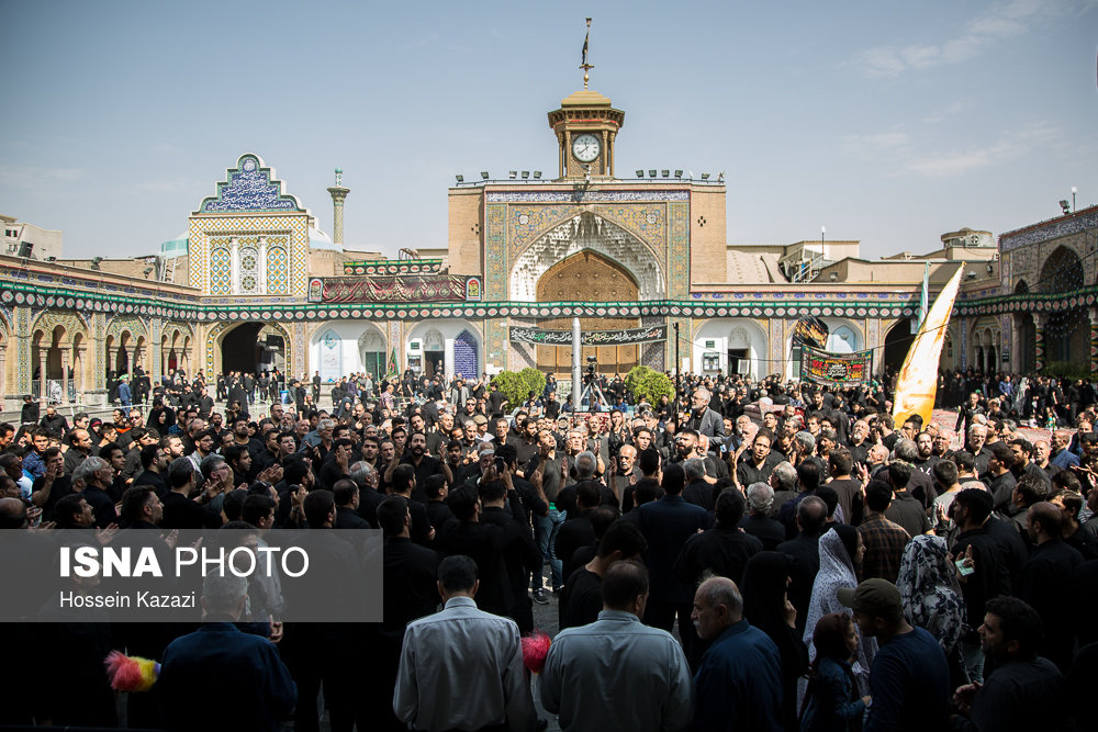 مراسم سوگواری ایام محرم در بارگاه حضرت عبدالعظیم حسنی علیه السلام