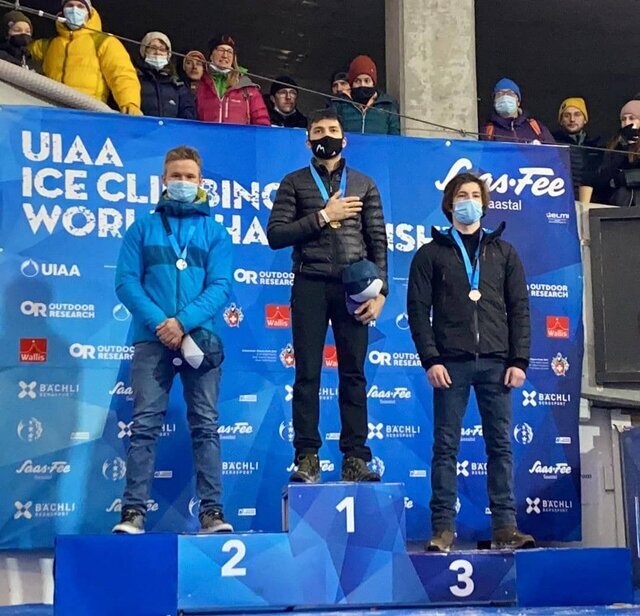 Iran wins second gold medal at UIAA Ice Climbing Championships - ISNA