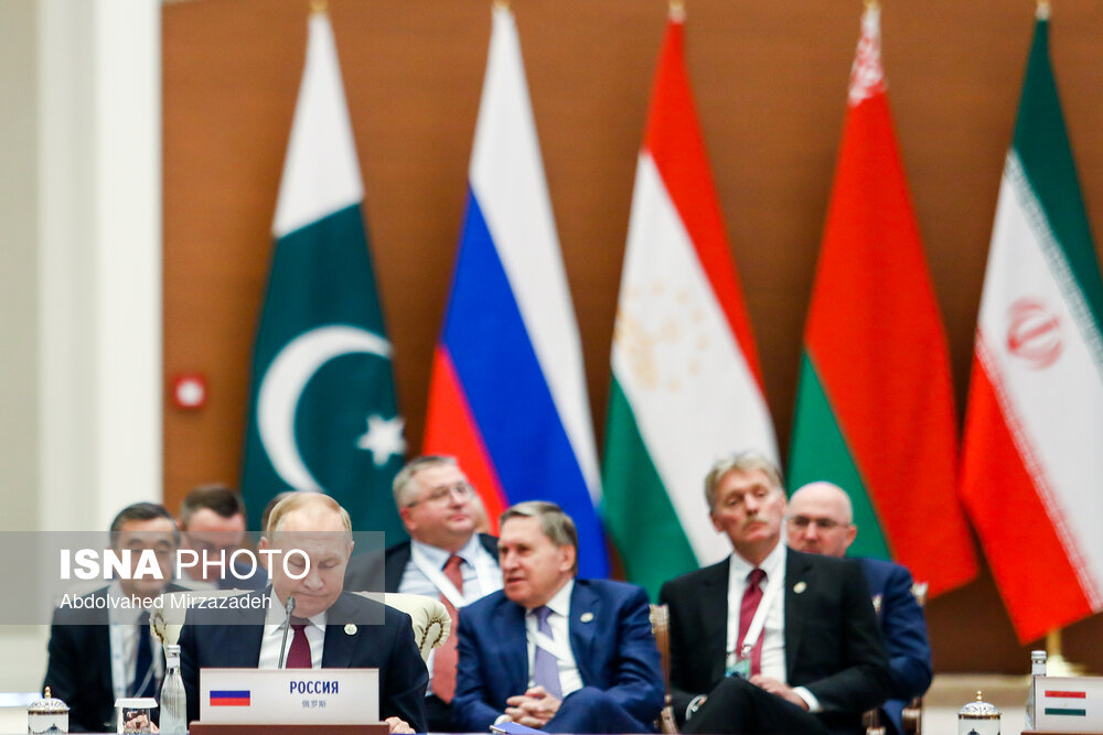 ISNA - Iranian President delivers speech at Shanghai Cooperation ...