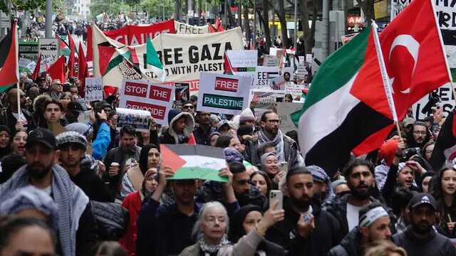 Palestine solidarity rallies continuing Worldwide - ISNA