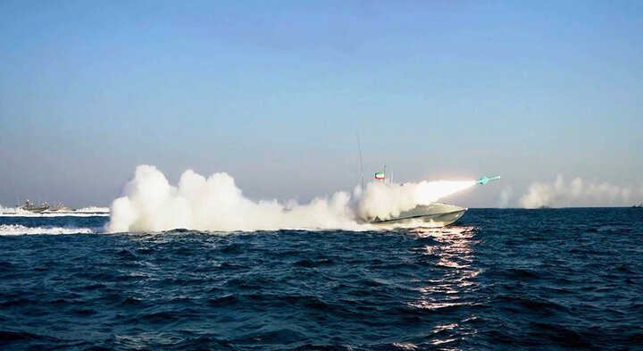 IRGC Navy test missiles guided with AI - ISNA