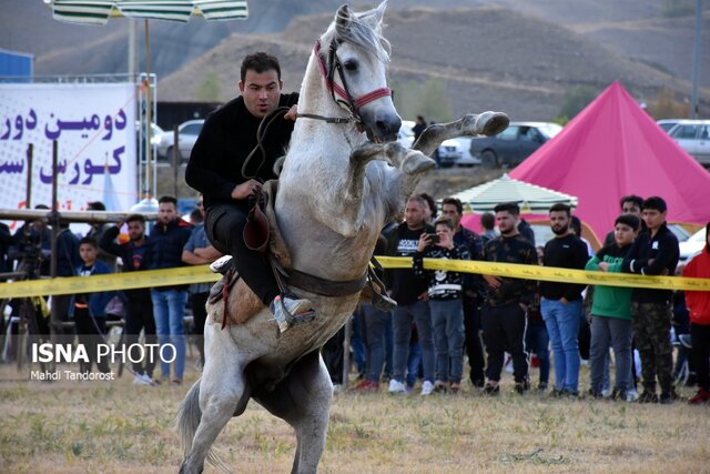 مسابقه کورس اسب دوانی در منطقه آزاد ماکو - ایسنا